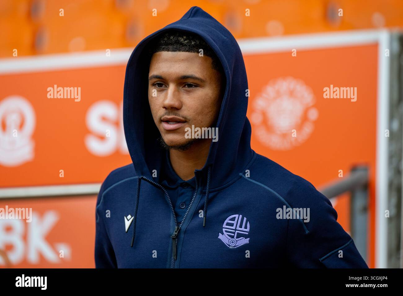 Chris Forino of Bolton Wanderers walking in prior the Sky Bet League 1 ...