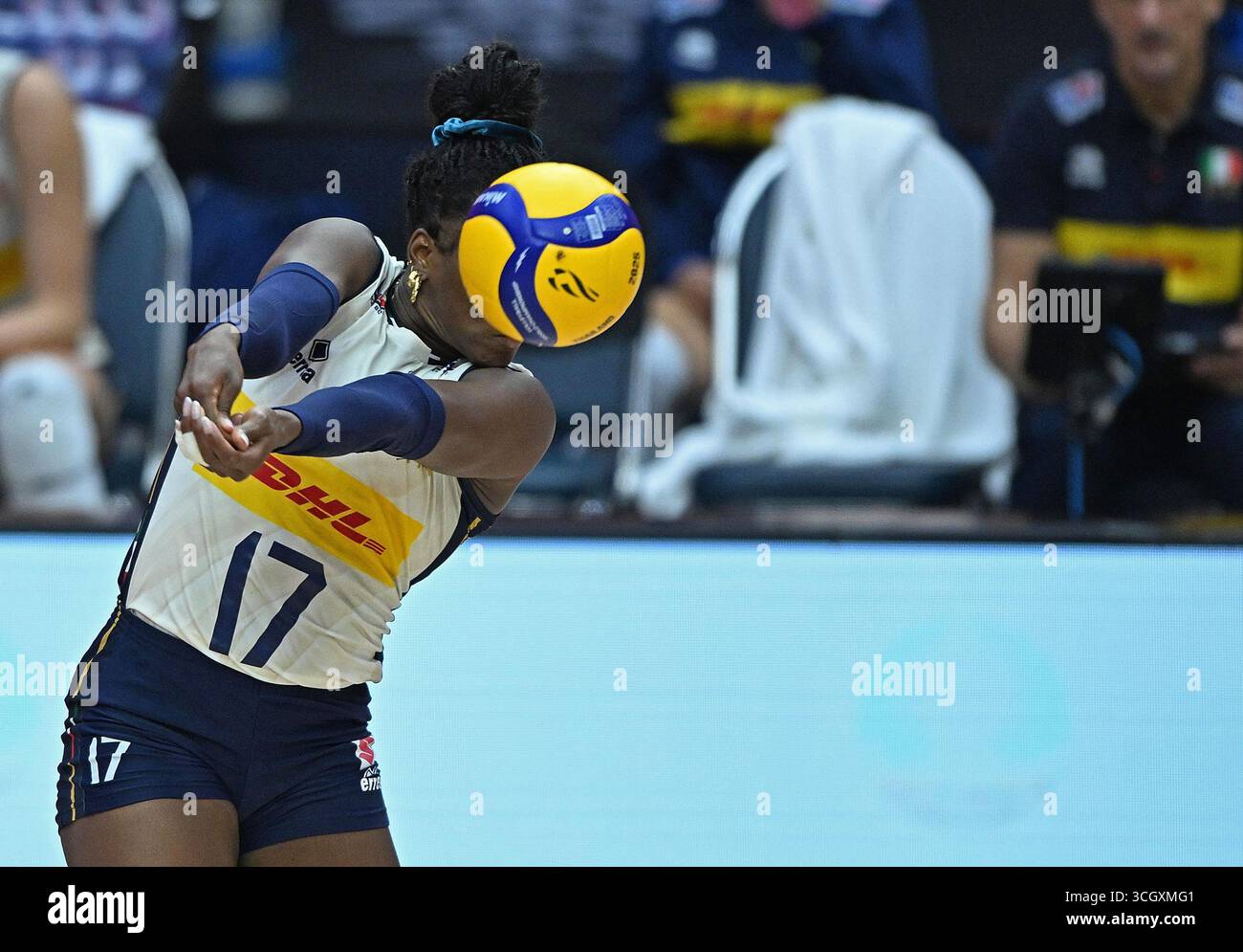 (250830) -- BANGKOK, Aug. 30, 2025 (Xinhua) -- Myriam Fatime Sylla of ...