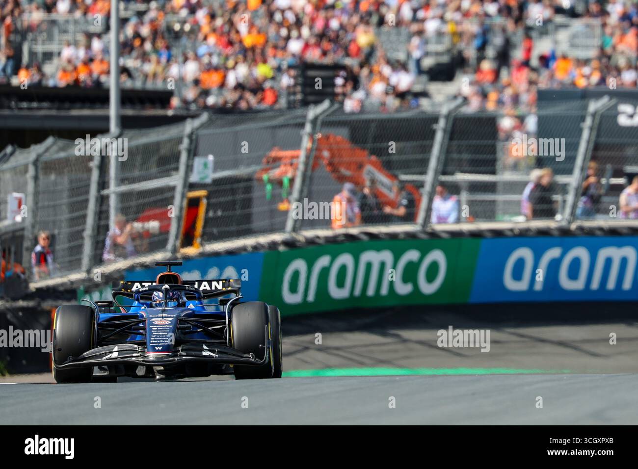 Alexander Albon of Thailand driving the (23) Atlassian Williams Racing ...