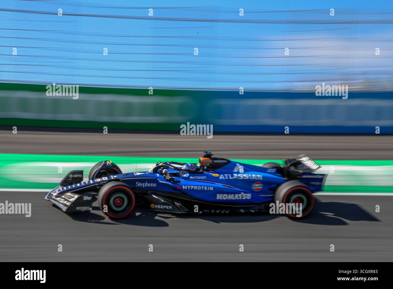 Alexander Albon of Thailand driving the (23) Atlassian Williams Racing ...