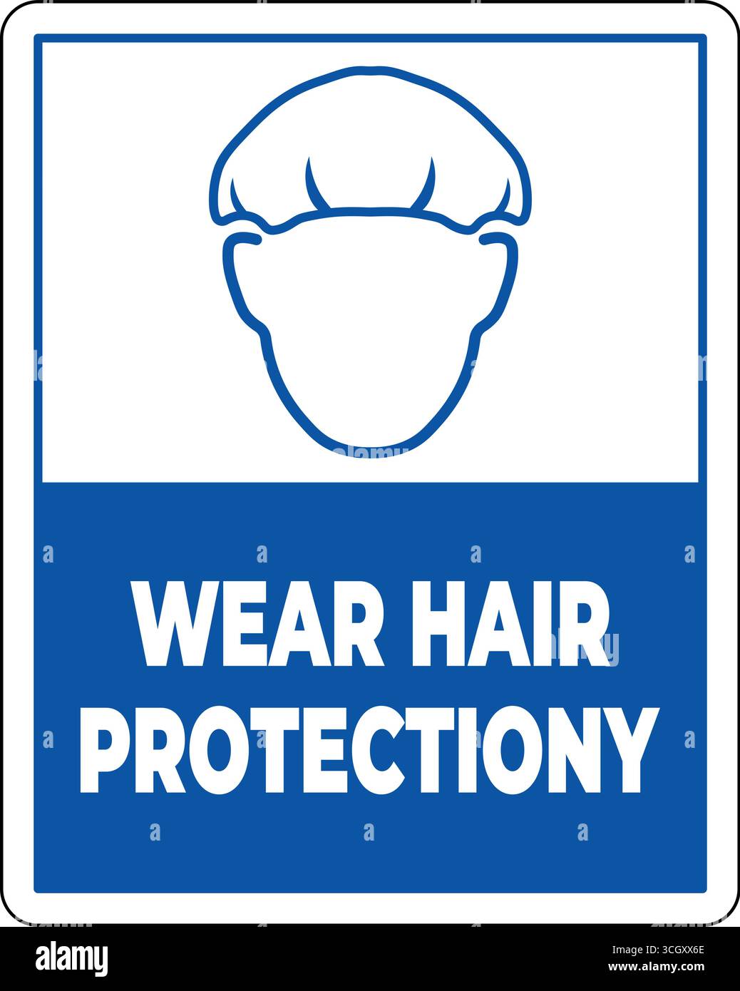 A clear and informative safety sign emphasizing the importance of ...
