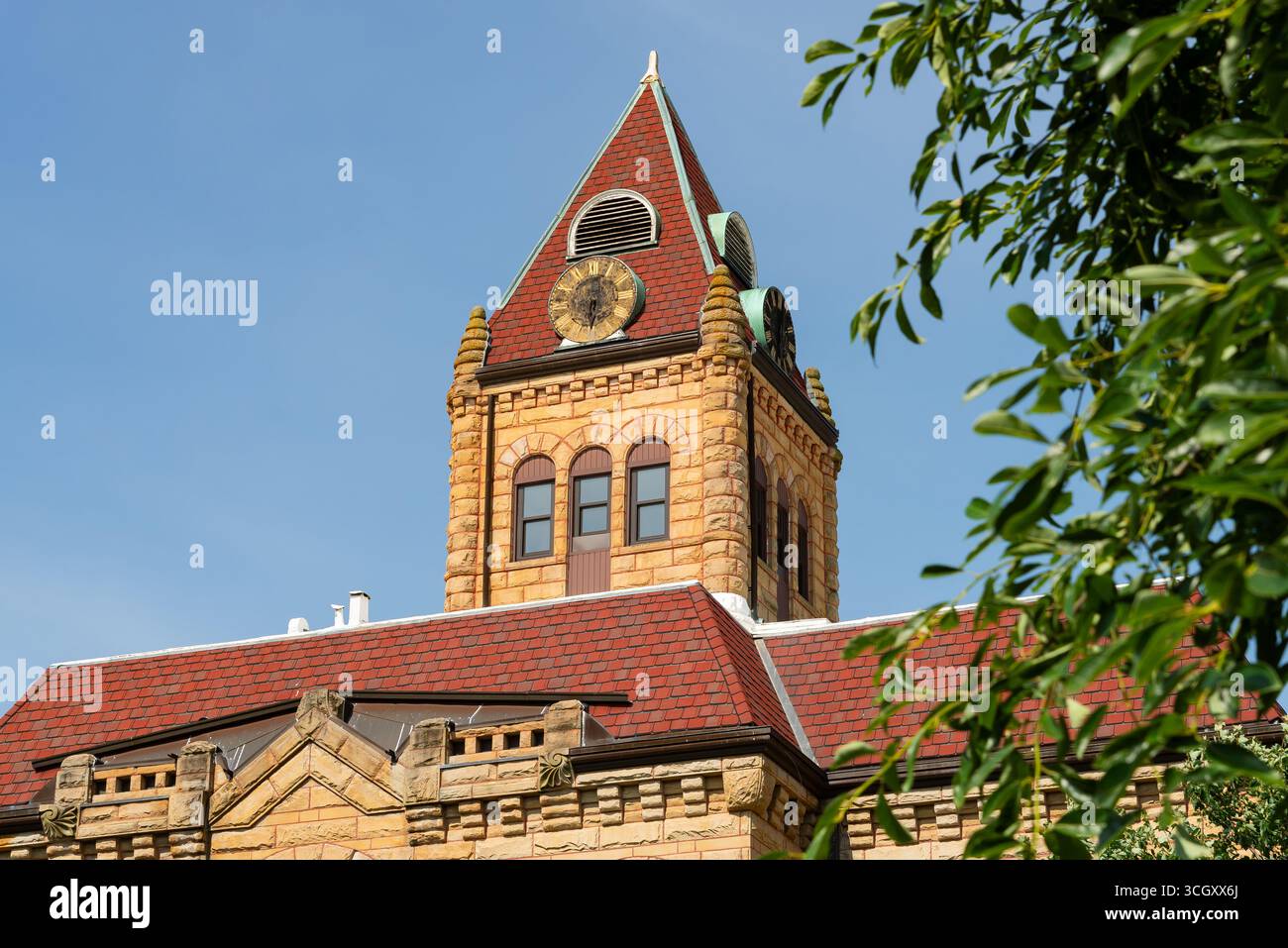 Exterior of the Greene County Courthouse in downtown Carrollton ...