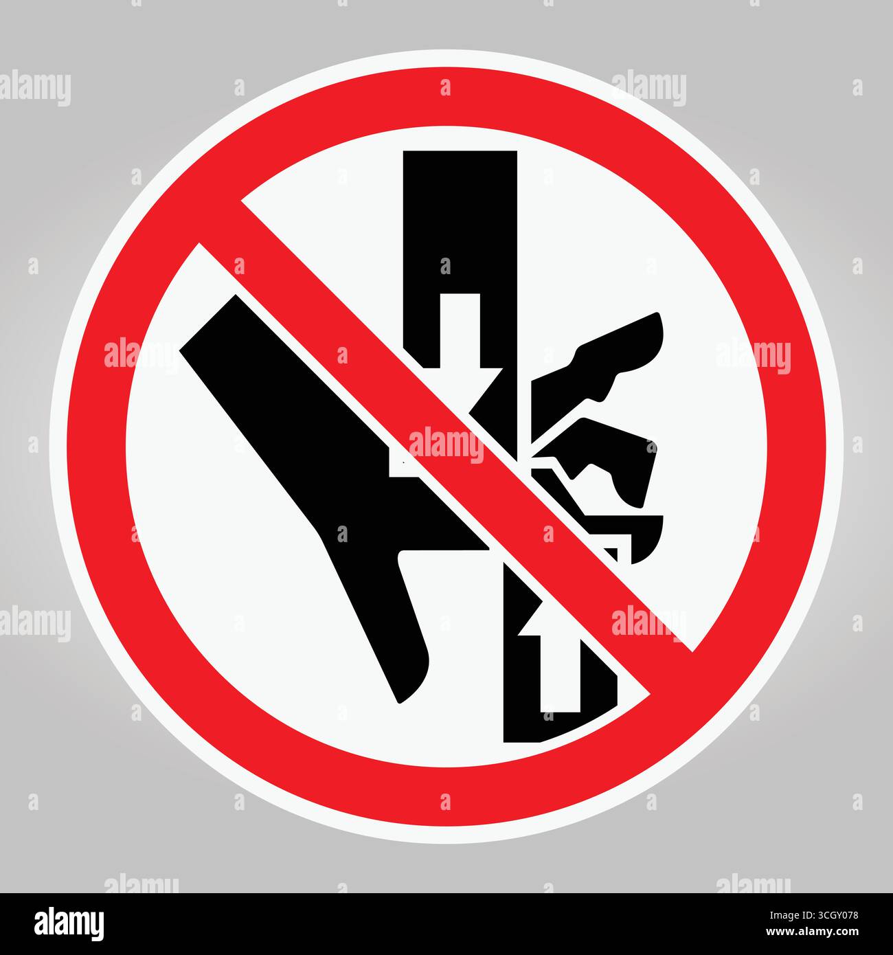 This image depicts a clear prohibition sign against handgun use ...