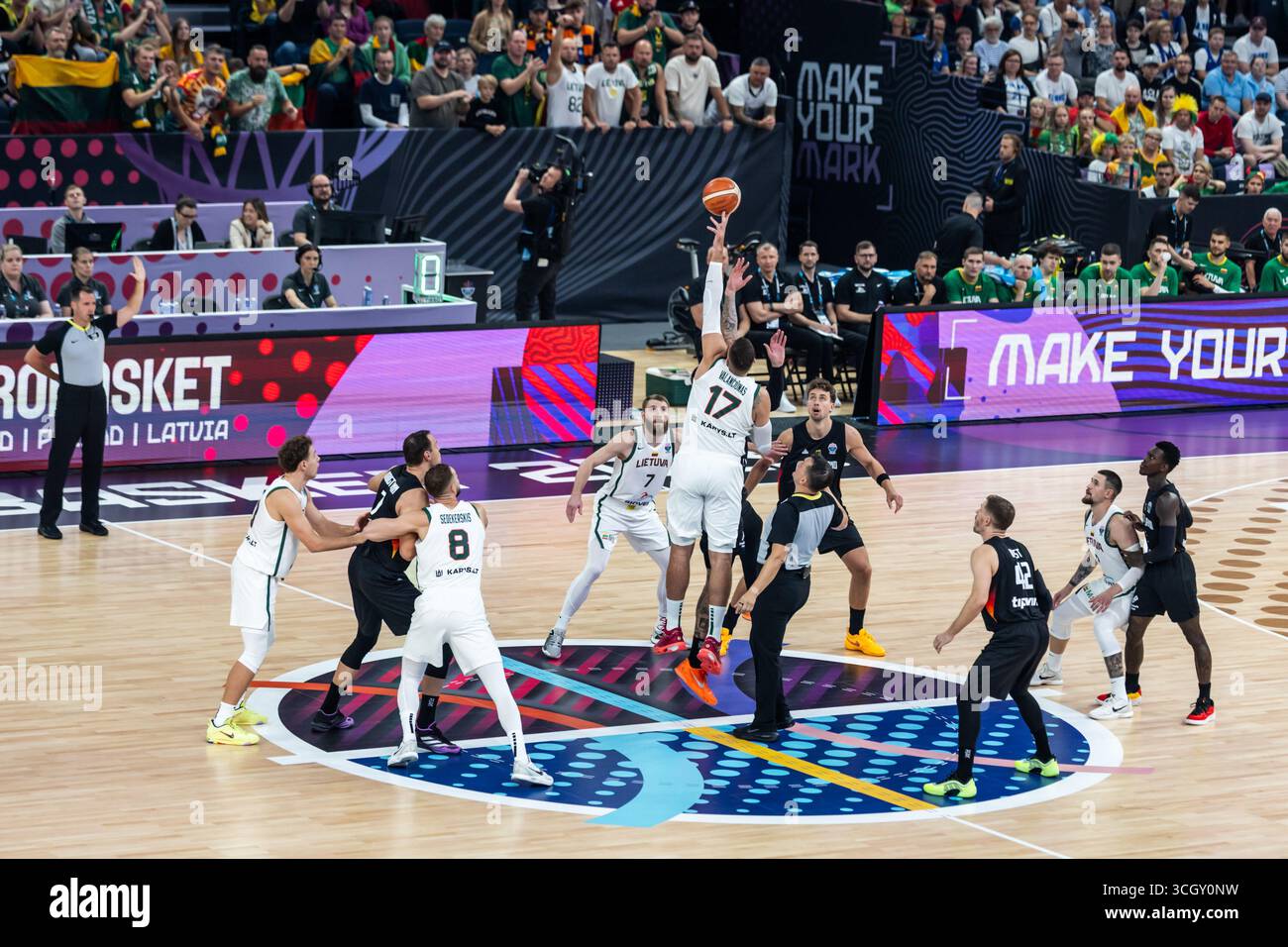 30.08.2025, Nokia Arena, Tampere, FIN, Eurobasket 205, Basketball ...