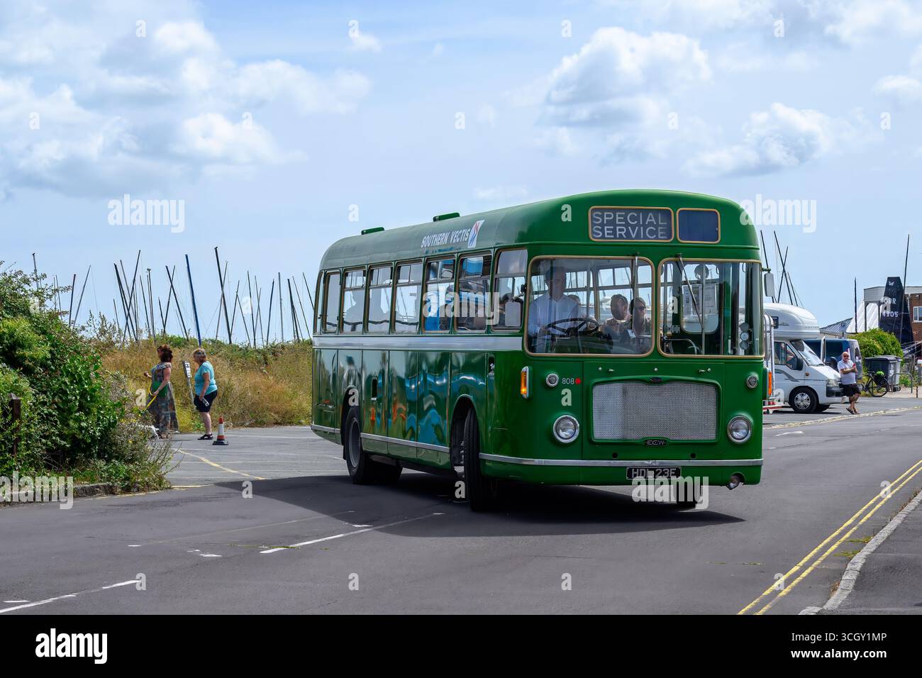 Gosport England - August 4 2024: the provincial society stokes bay bus ...
