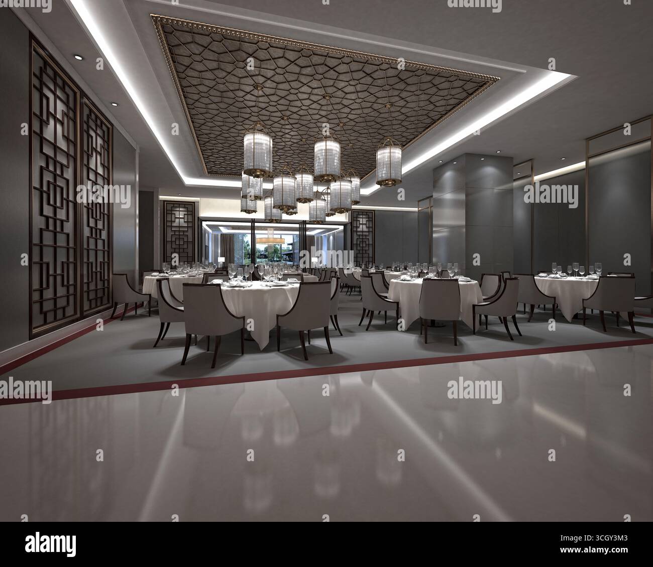 Interior design restaurant dining hi-res stock photography and images ...