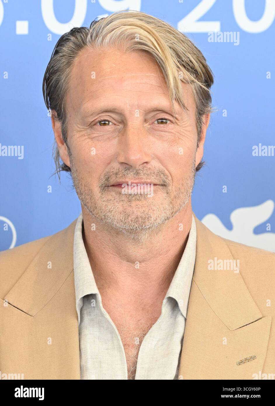 Danish actor Mads Mikkelsen attends a photo call for The Last Viking at ...