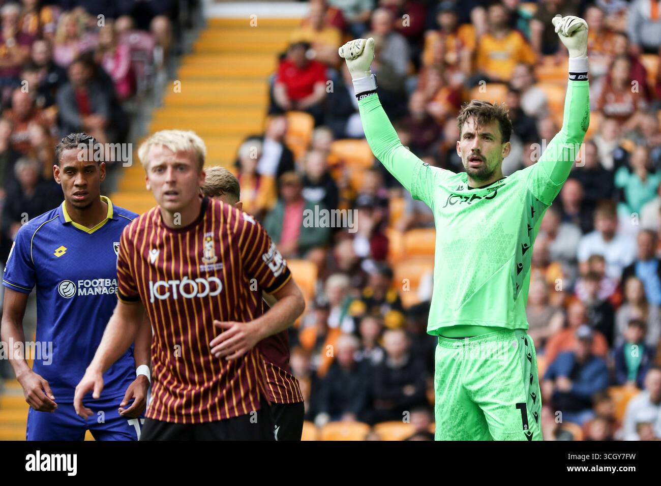 Goalkeeper Sam Walker (1 Bradford City) during the EFL Sky Bet League ...