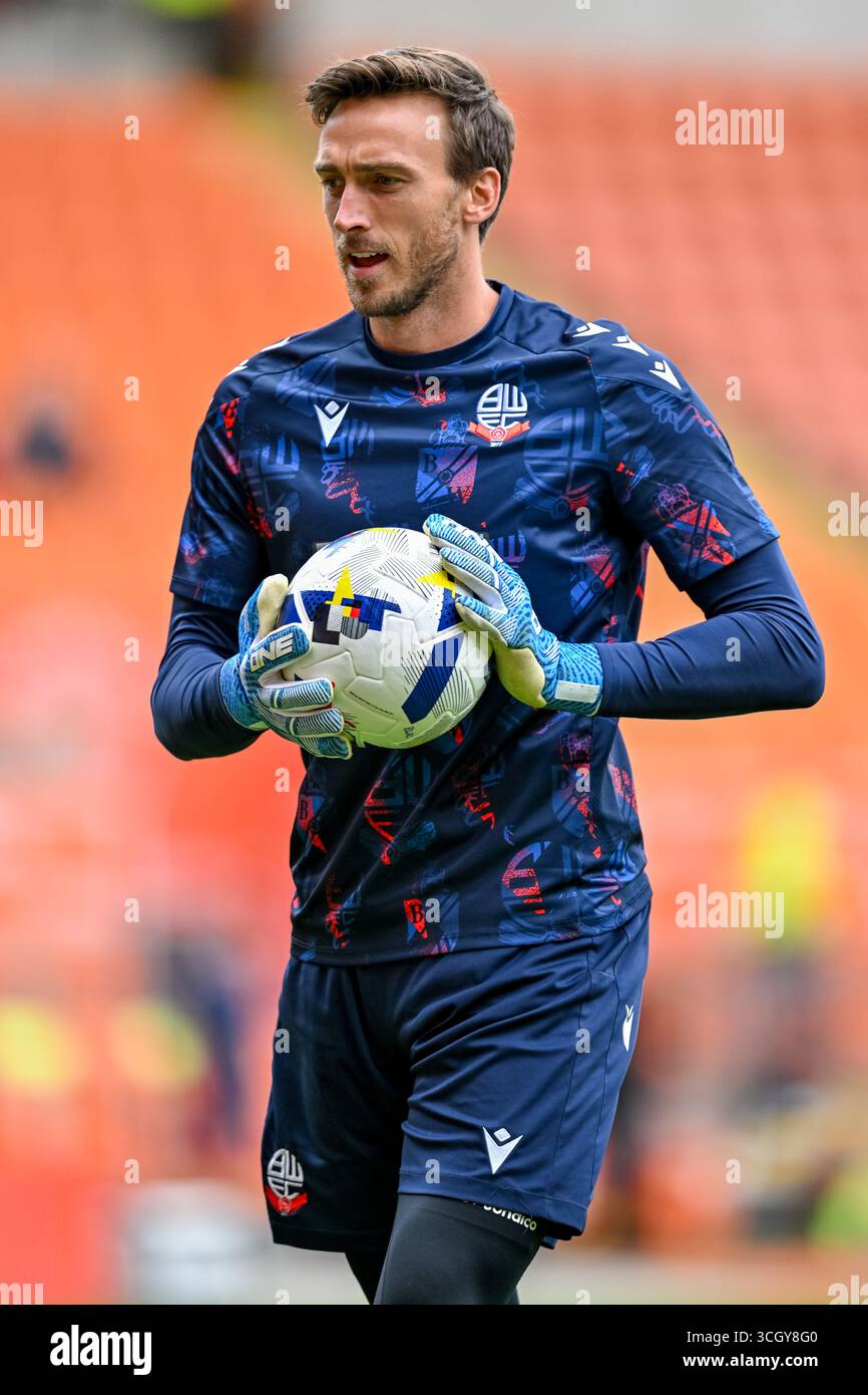 Tyler Miller of Bolton Wanderers during the Sky Bet League 1 match ...