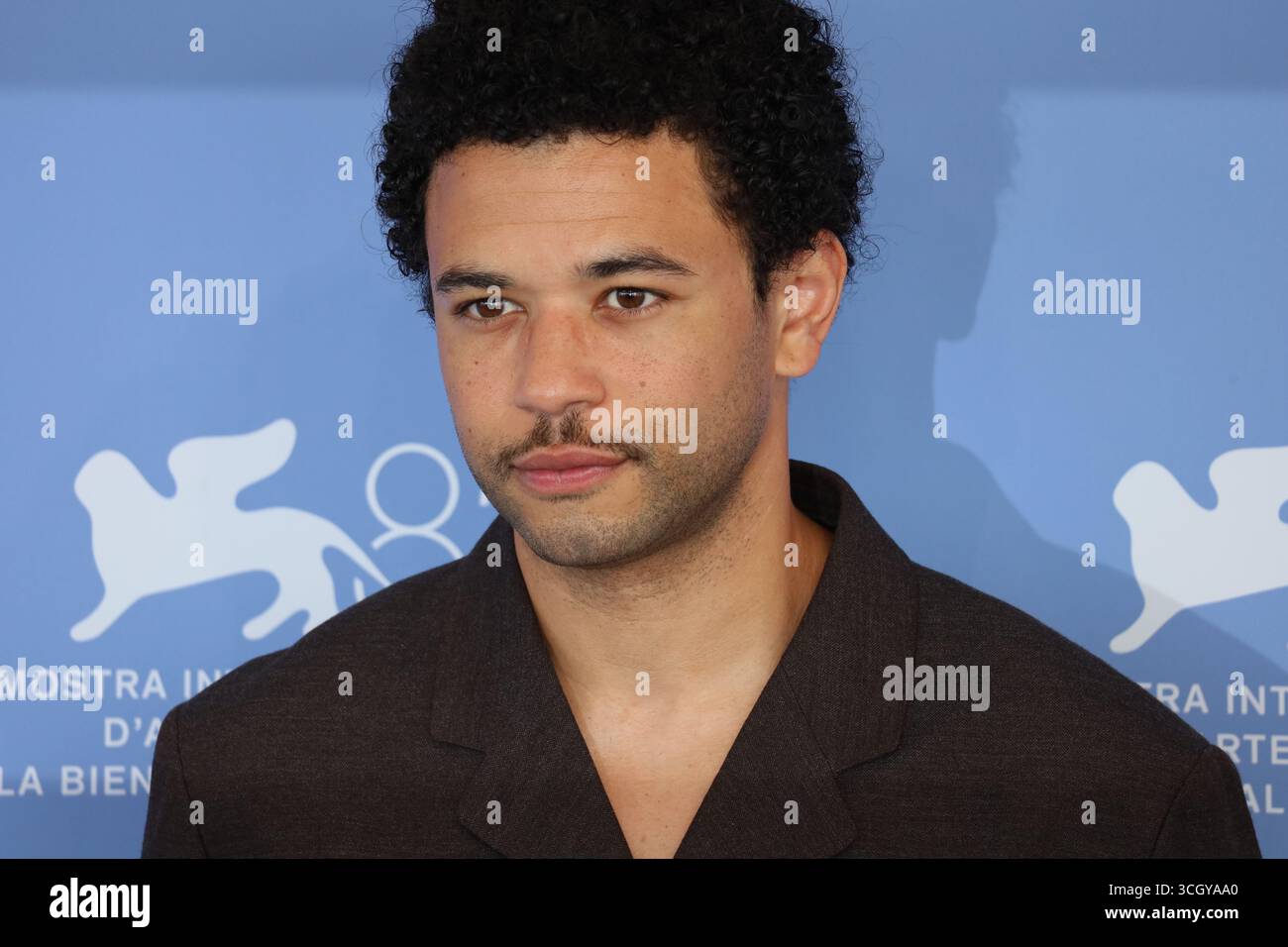 Venice, Italy, 30th August, 2025. Calvin Demba at the photo call for ...