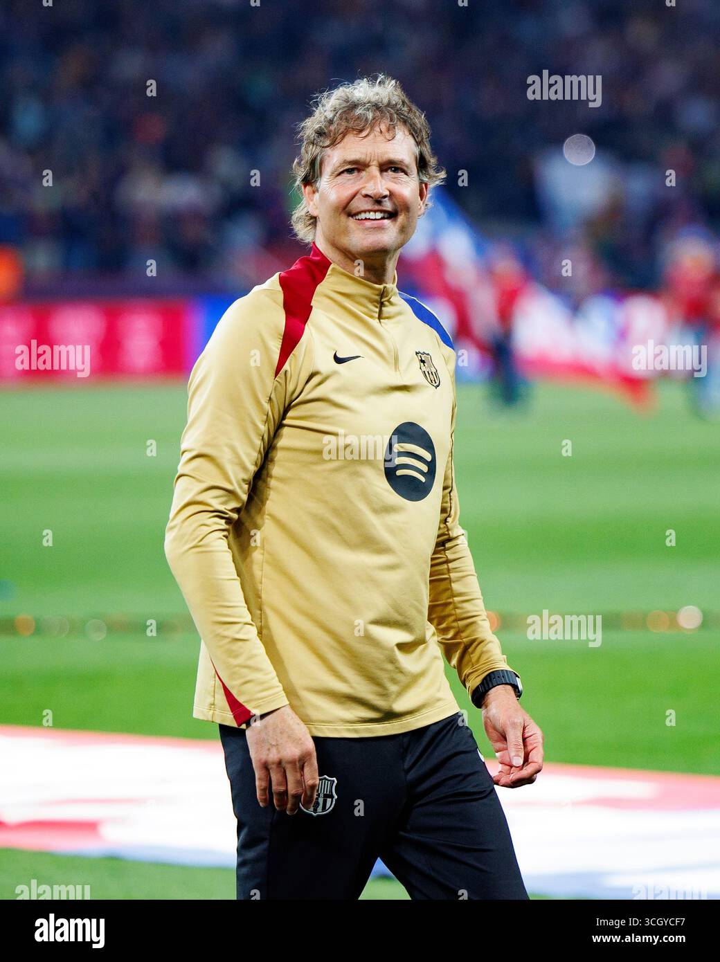 Barcelona, Spain. 18th May, 2025. Marcus Sorg celebrates the title ...