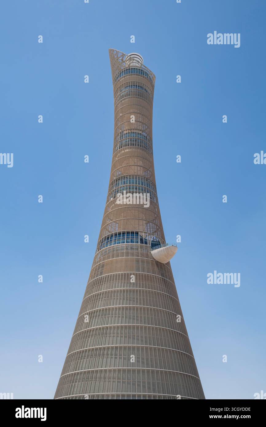 Aspire Tower, Doha, Qatar, Orient, Near East Stock Photo - Alamy
