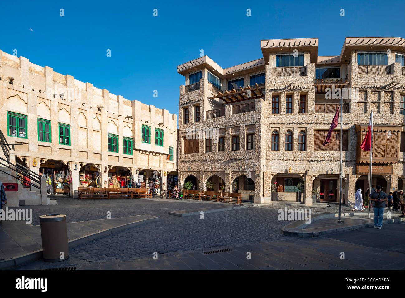Doha Old Town, Souq Waqif, Qatar, Qatar Stock Photo - Alamy