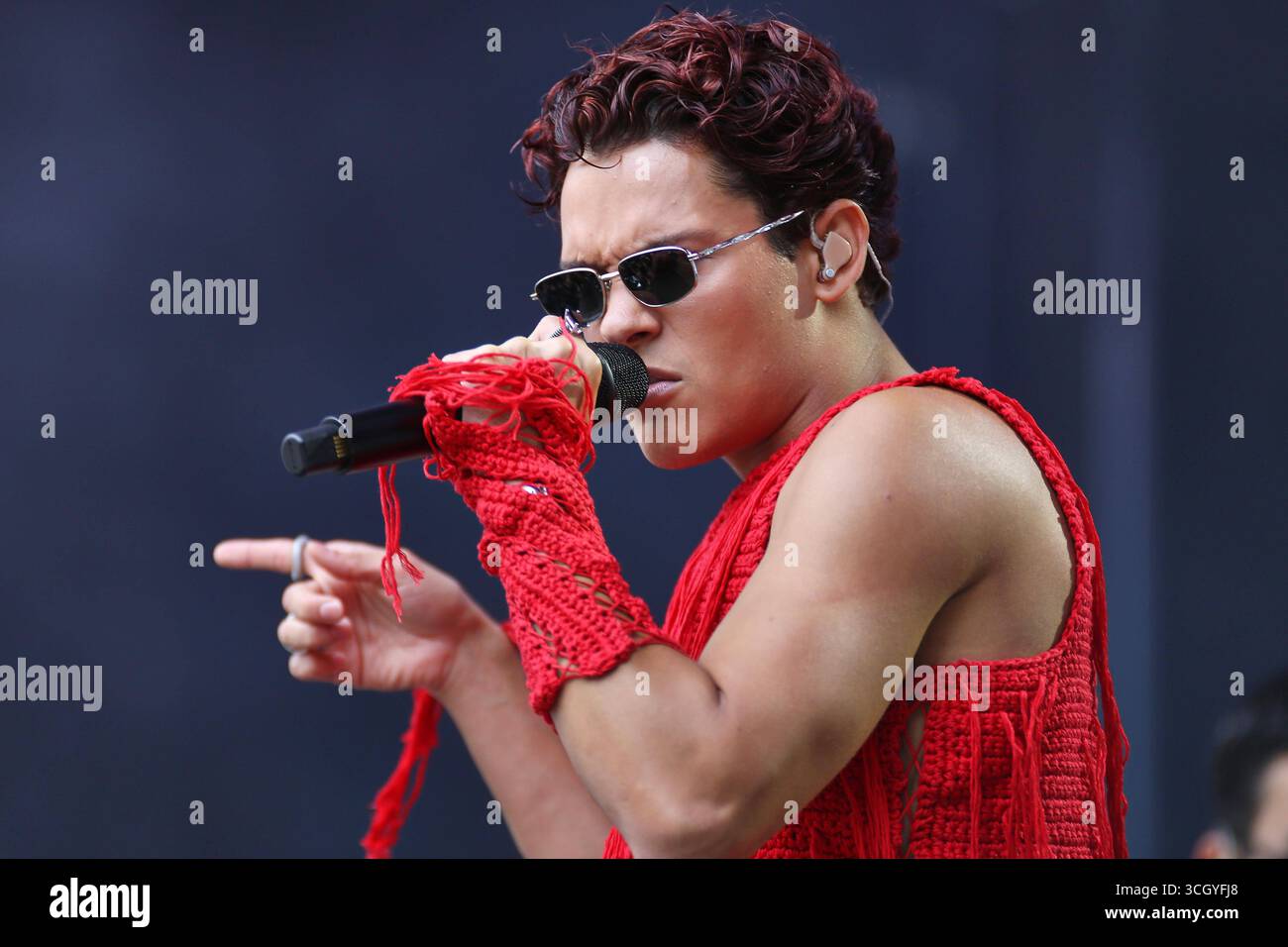 München, Bayern, Deutschland, 30.08.2025: Olympiapark: Superbloom ...