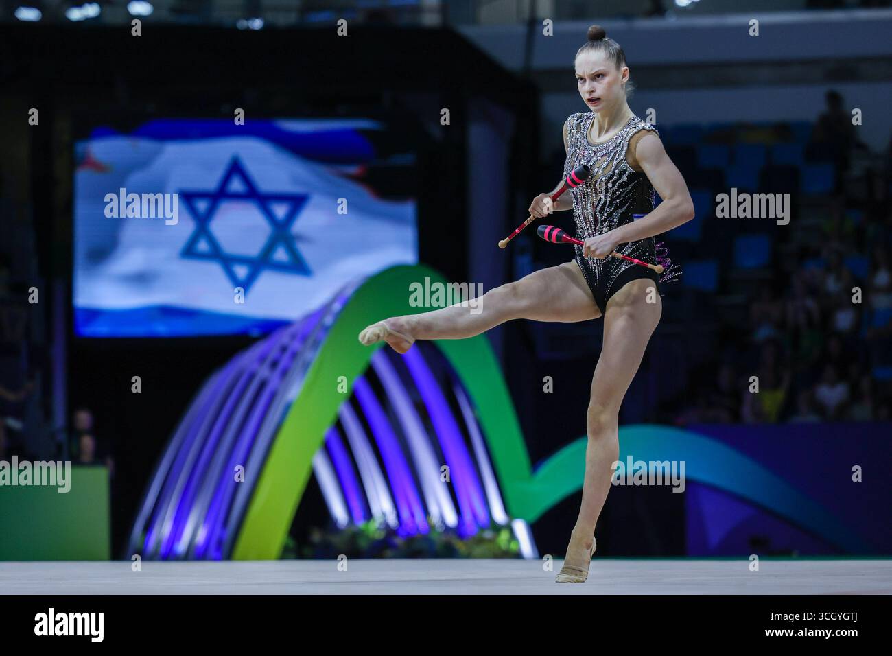 Metital Maayan of Israel seen during Rhythmic Gymnastics FIG World ...