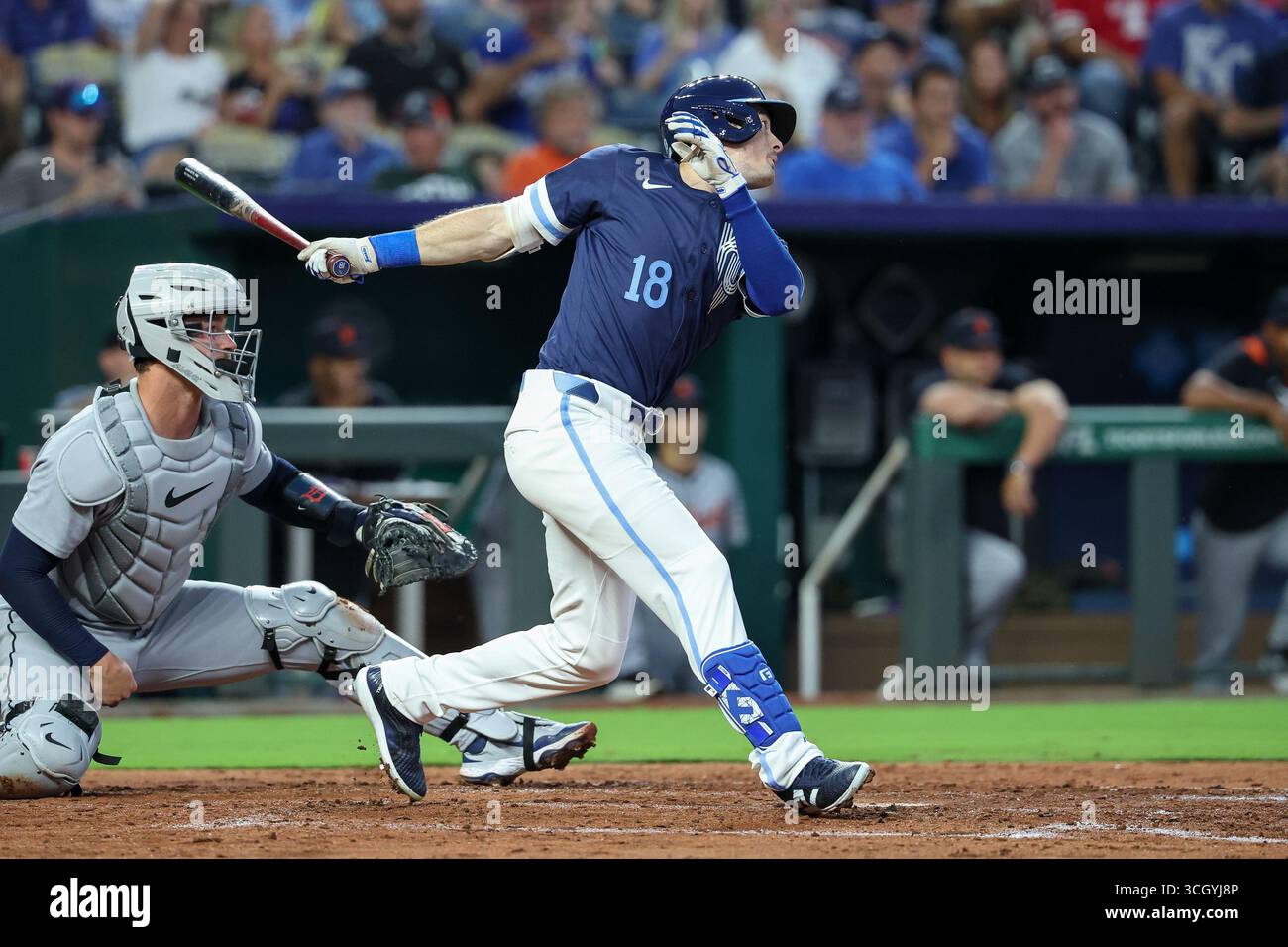 August 29, 2025: Kansas City Royals right fielder Mike Yastrzemski (18 ...