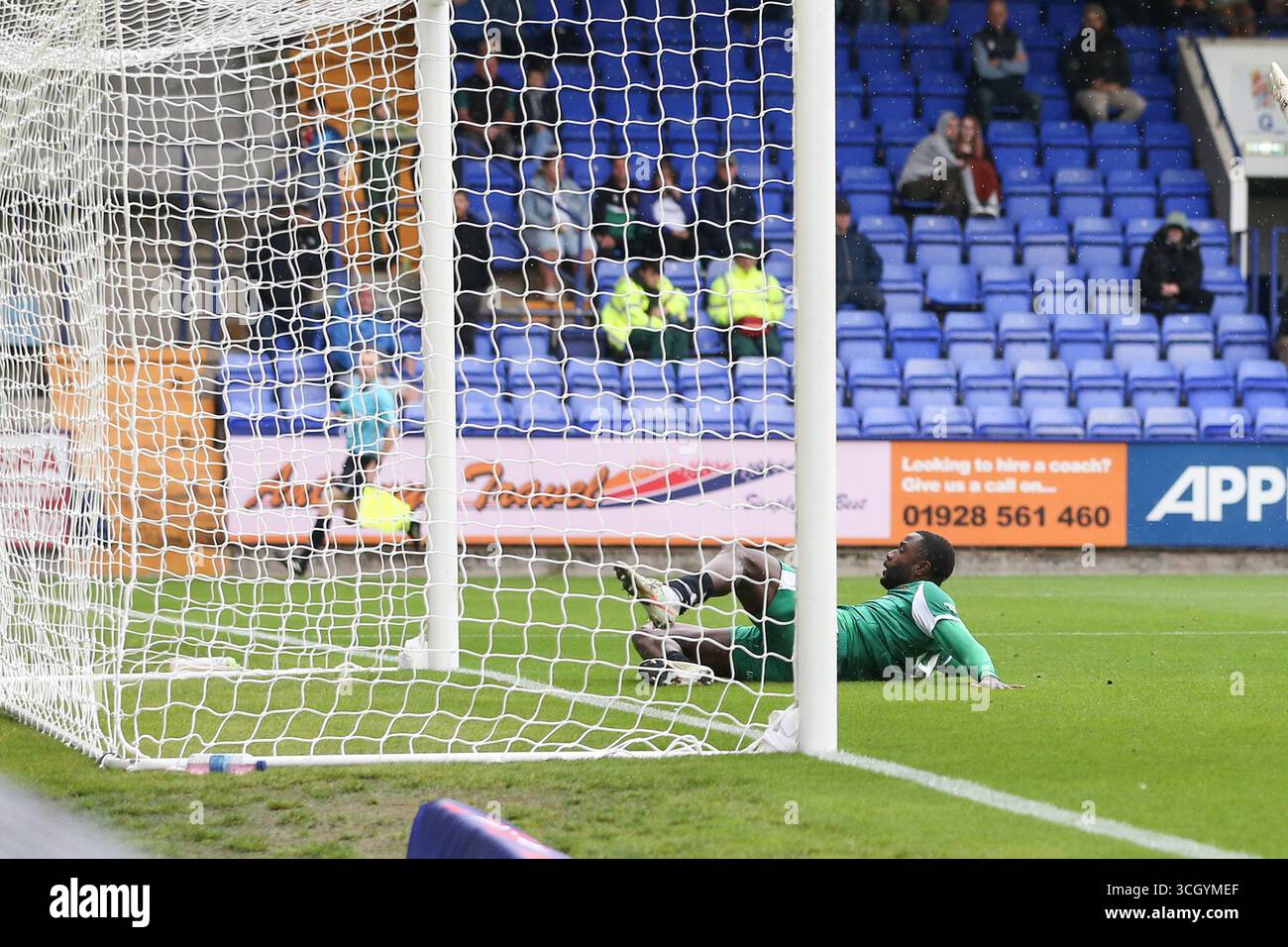 Matthew Dennis of Notts County taps the ball in and scores his teams ...
