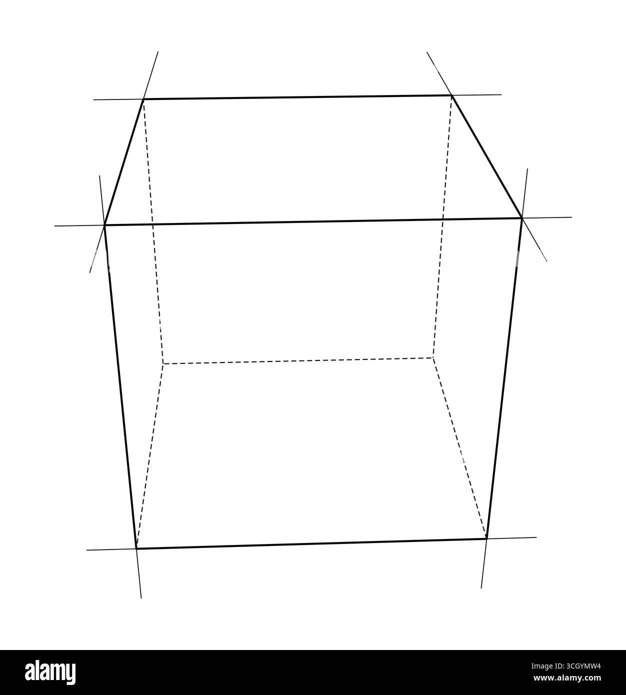 Cube illusion vector Black and White Stock Photos & Images - Alamy