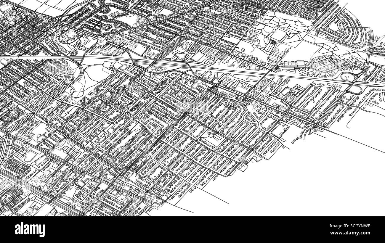 Streets grid Stock Vector Images - Alamy