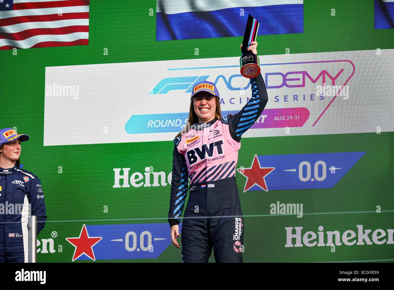 GADEMAN Nina (nld), Prema Racing, Supporter by Alpine, Tatuus F4-T421 ...