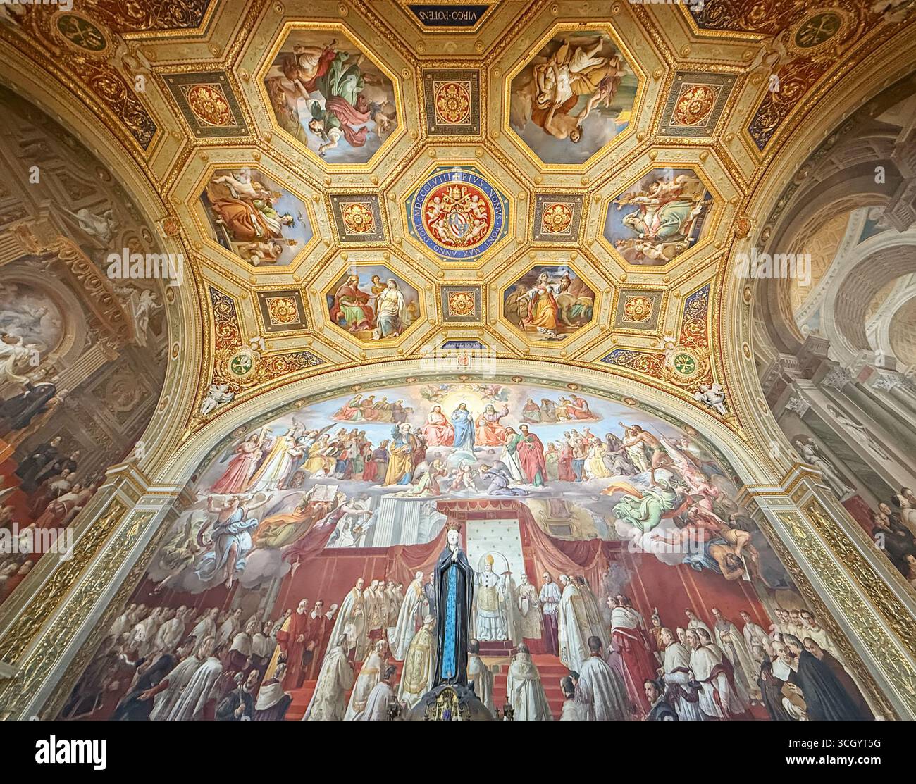 VATICAN CITY, ROME, ITALY - AUGUST 02, 2025 Room of the Immaculate ...