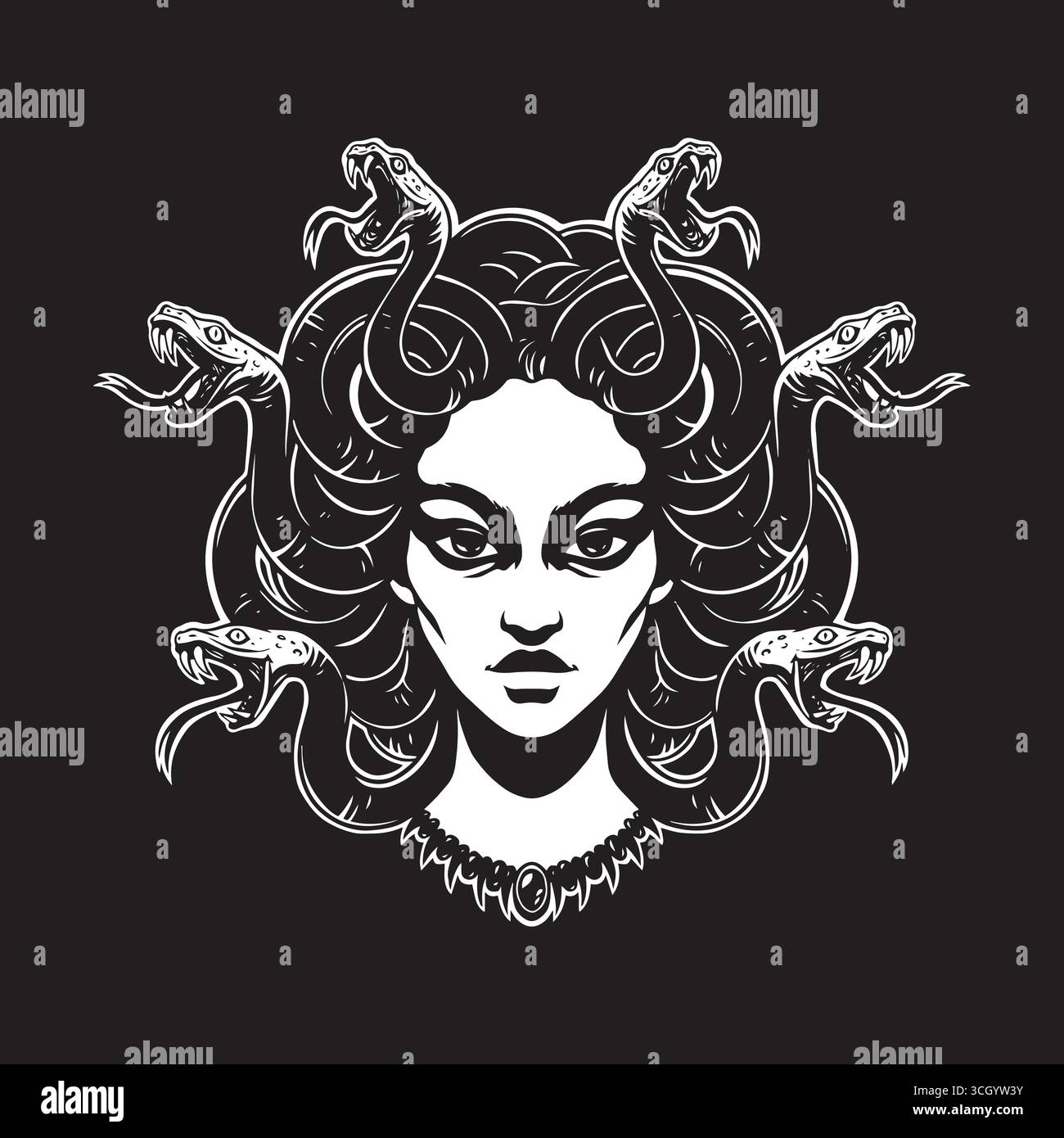 Goddess darkness horror fantasy Stock Vector Images - Alamy