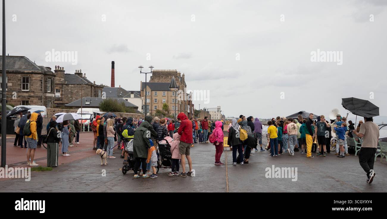 Portobello, Edinburgh busy Big Beach Busk, Scotland, UK. 30 August 2025 ...