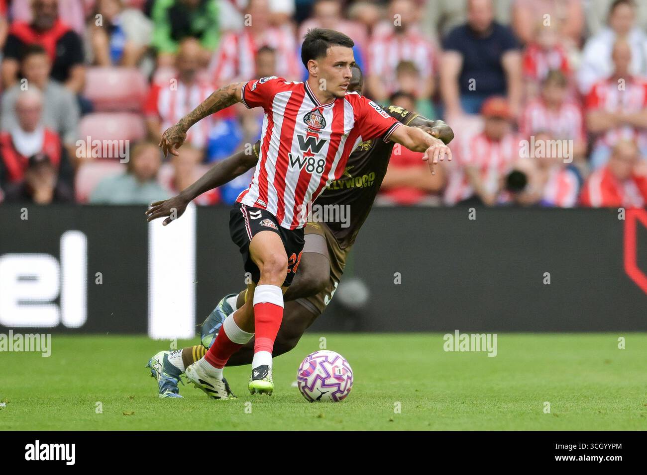 Enzo Le Fée of Sunderland AFC during the Premier League match between ...