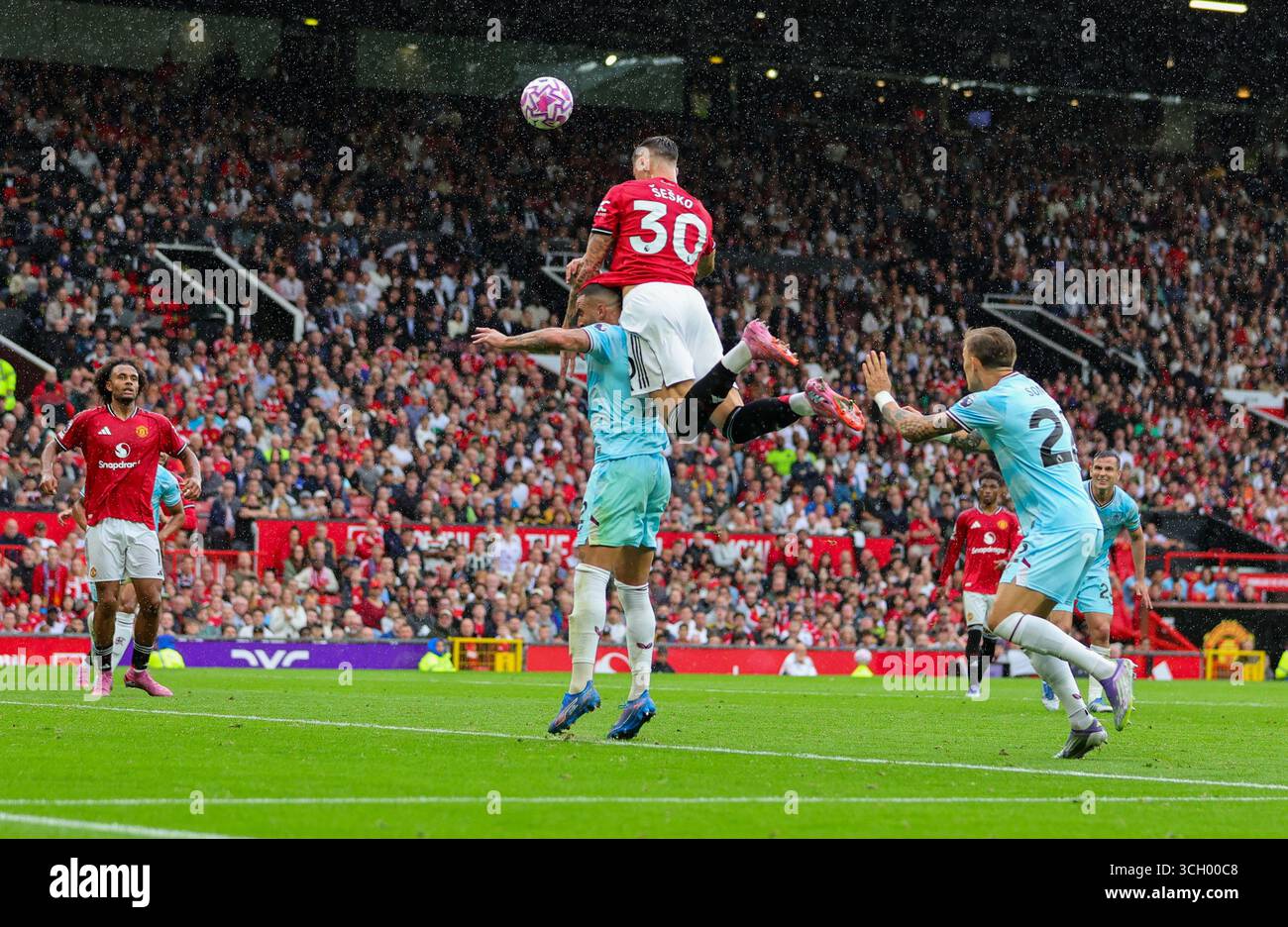 30th August 2025; Old Trafford, Manchester, England; Premier League ...