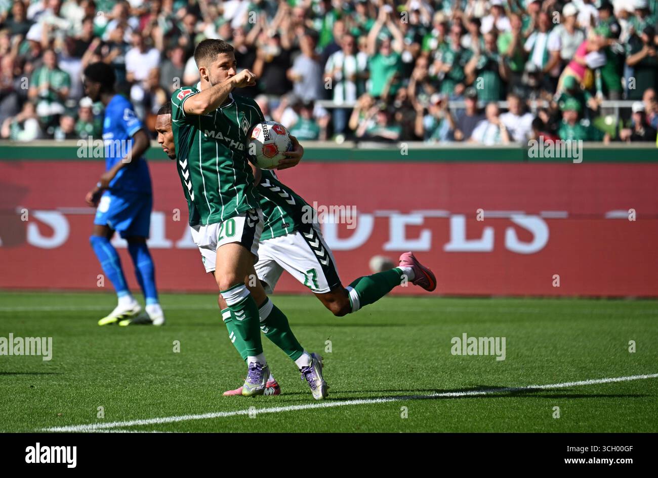 30.08.2025, wohninvest Weserstadion, Bremen, GER, 1. FBL, SV Werder ...