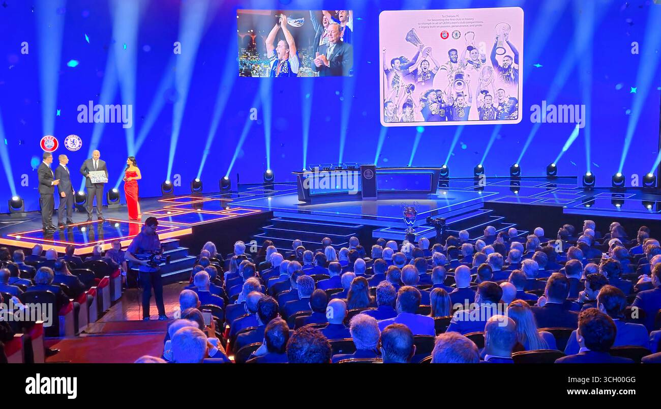 Monaco, Monte Carlo - August 28, 2025: UEFA MEN S CLUB COMPETITION UEFA ...