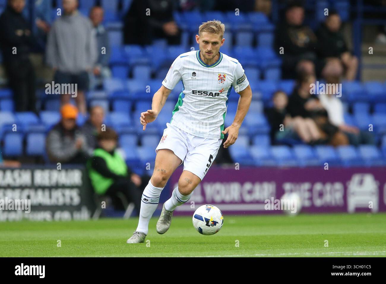 Nathan Smith of Tranmere Rovers in action. EFL Skybet Football league ...