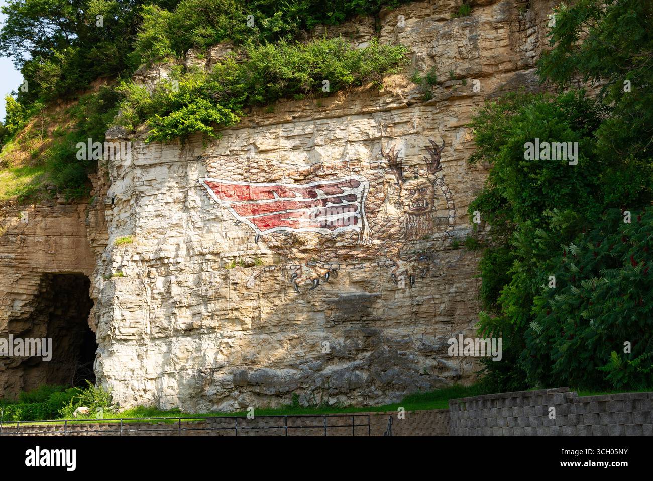 Alton, Illinois - United States - July 22nd, 2025: The Piasa Bird ...