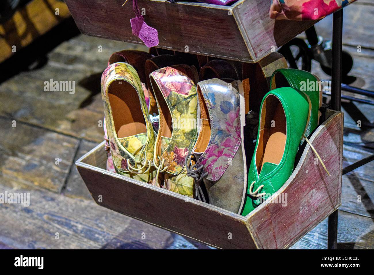 Handmade shoes in vibrant colors hi-res stock photography and images ...