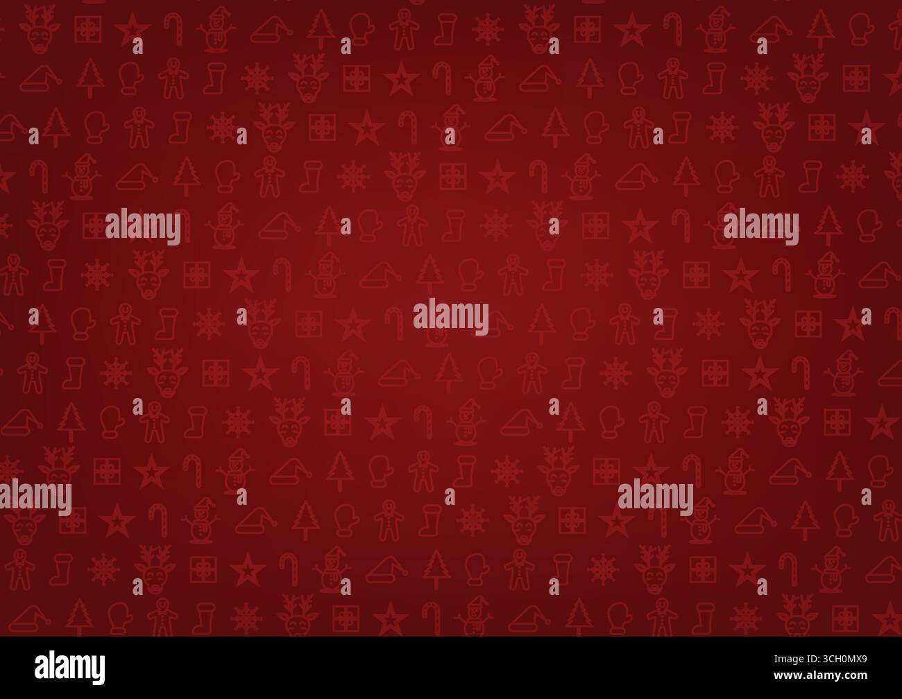 Red Christmas Background. Vector Illustration Stock Vector Image & Art ...