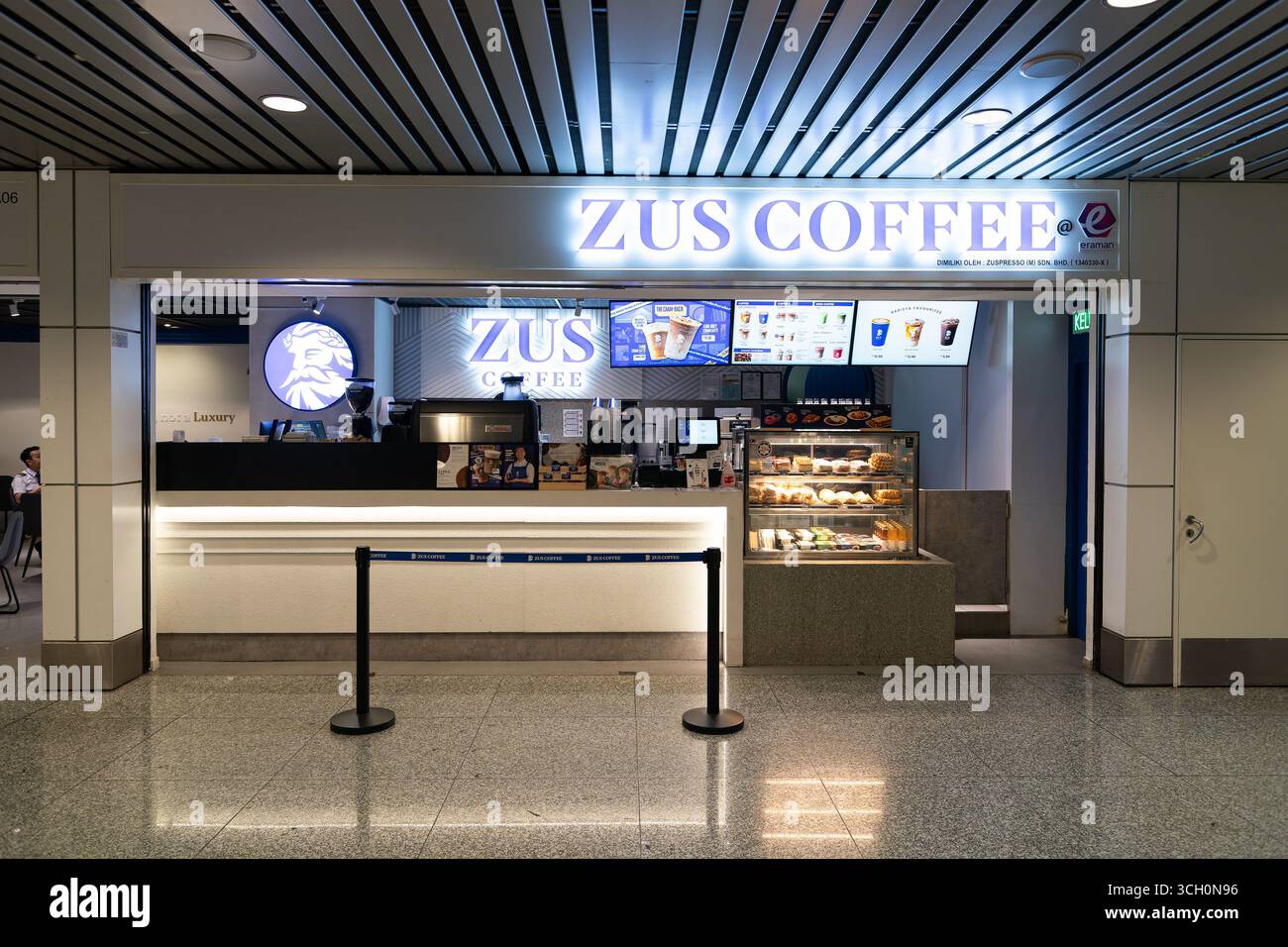 Kuala Lumpur, Malaysia - September 12, 2024: a Zus Coffee counter at ...