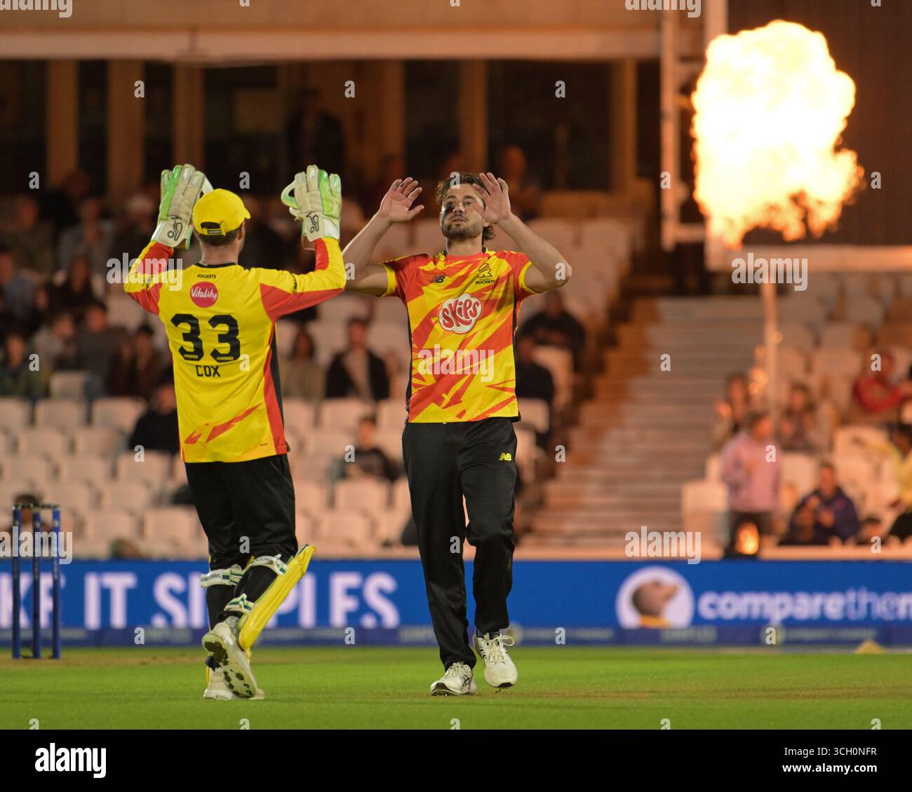Kennington, England. 30 August, 2025. Marcus Stoinis of Trent Rockets ...