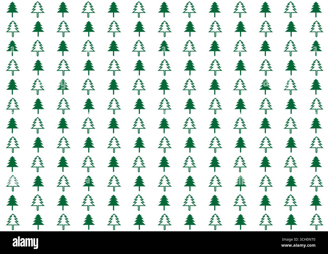 Christmas Tree Seamless Patterns for Background and Gift Wrapping Paper ...