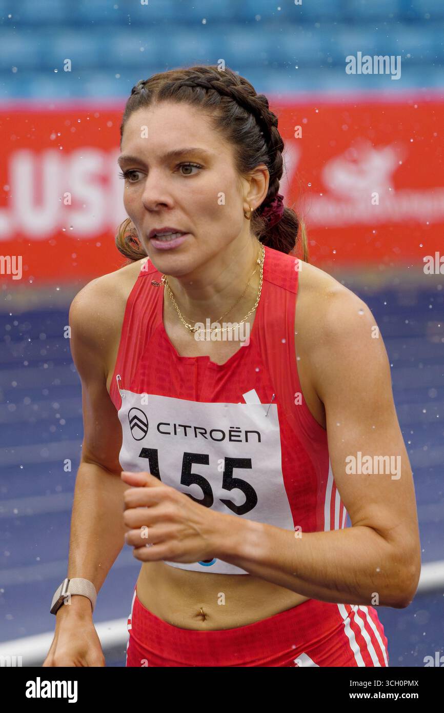 Manchester, UK. 30th August 2025. Chiara Scherrer, second place ...