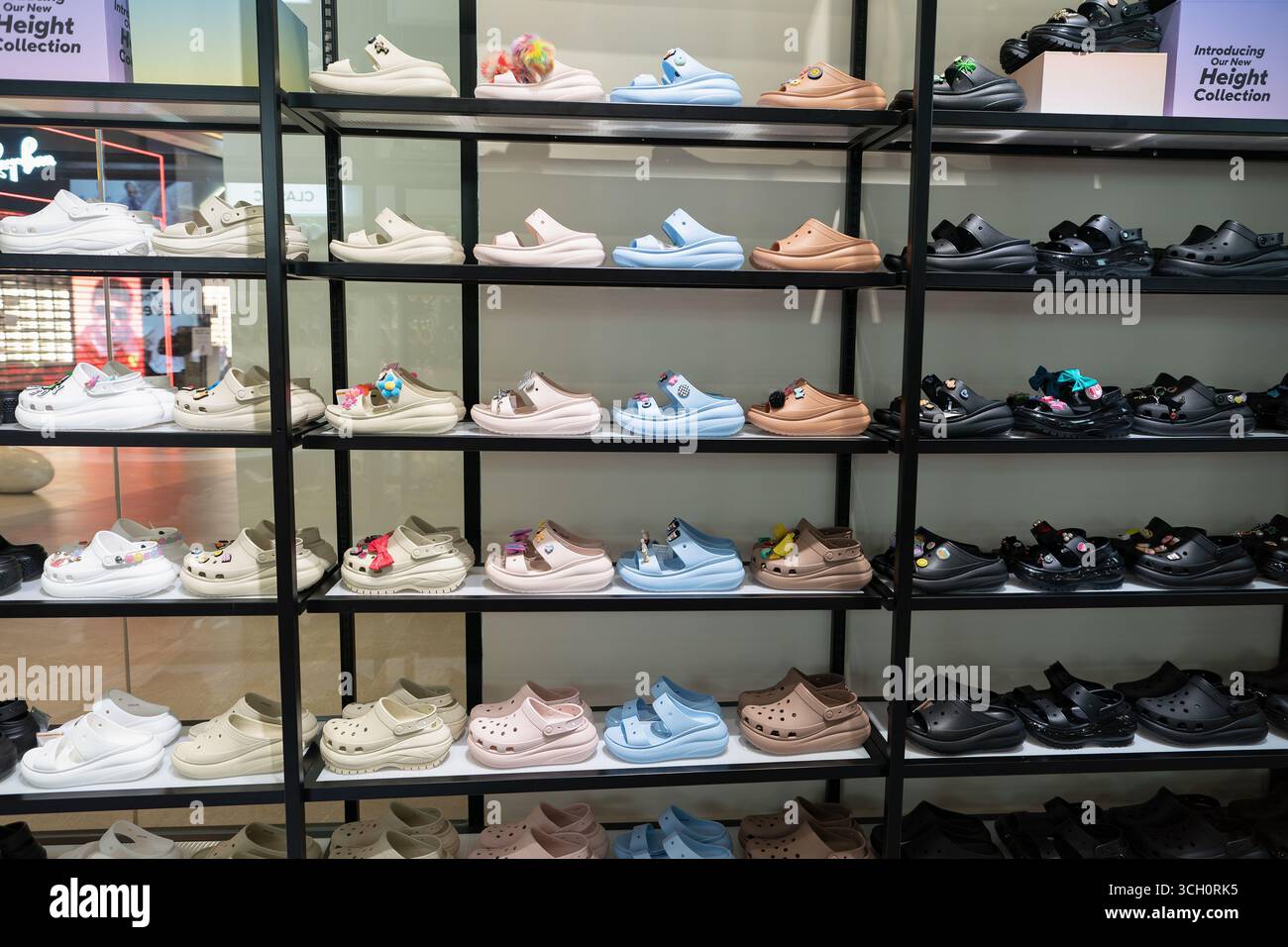 Kuala Lumpur, Malaysia - September 18, 2024: Crocs store interior at ...