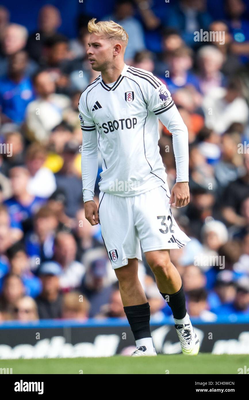 Emile Smith Rowe of Fulham during the Premier League match Chelsea vs ...