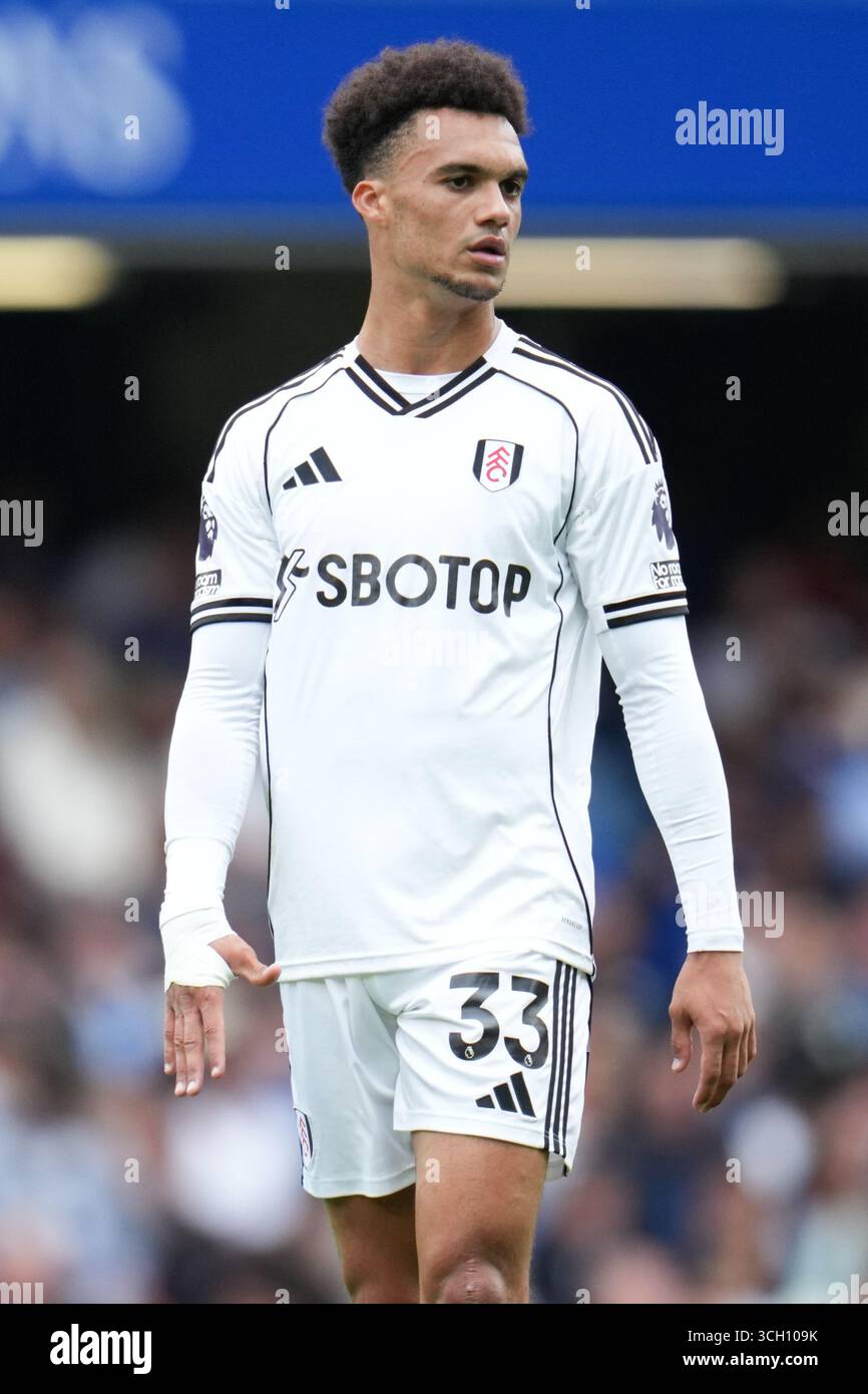 Antonee Robinson of Fulham during the Premier League match Chelsea vs ...