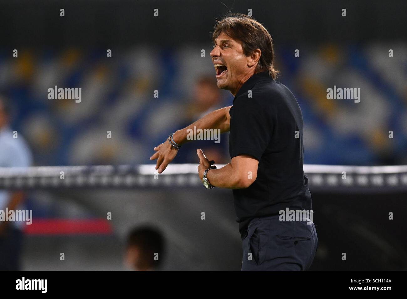 Antonio Conte coach of S.S.C. Napoli participates in the 2nd day of the ...