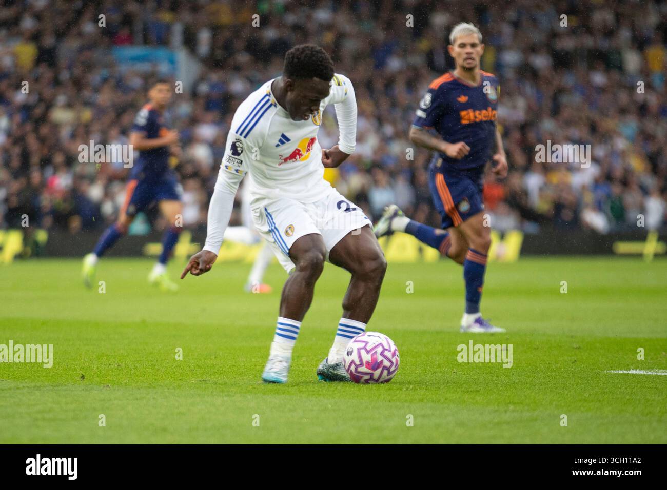 Wilfried Gnonto #29 of Leeds United F.C. during the Premier League ...