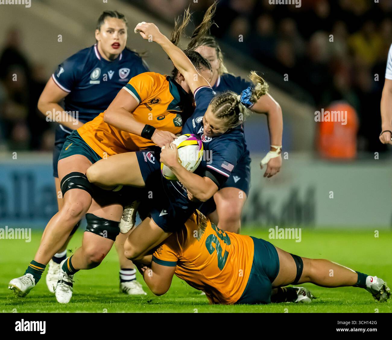York Community Stadium YORK, ENGLAND - AUGUST 30: Lotte Sharp of USA is ...