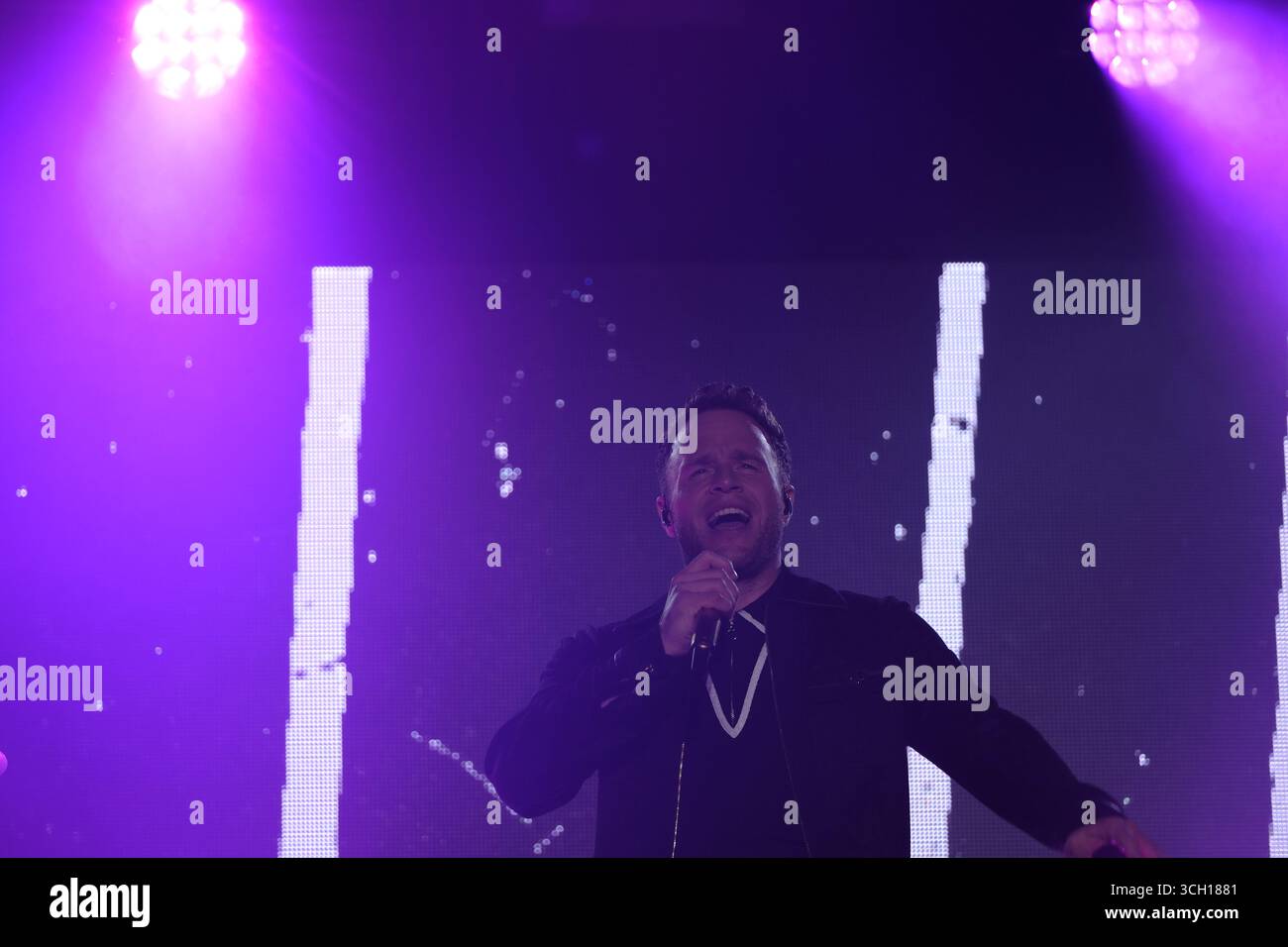 Headliner Olly Murs performs onstage during day one of EdgeFest 2025 at ...