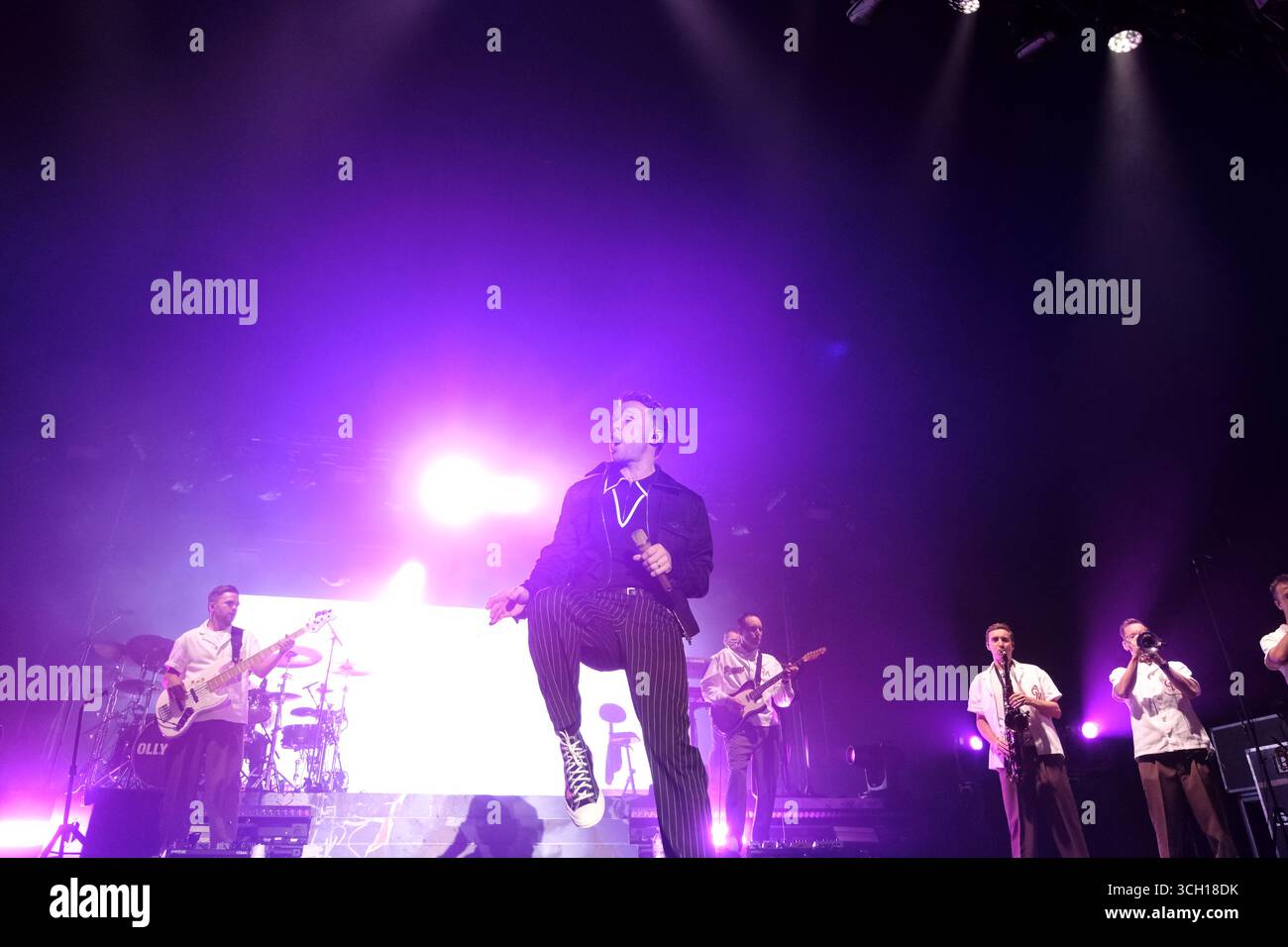 Headliner Olly Murs performs onstage during day one of EdgeFest 2025 at ...