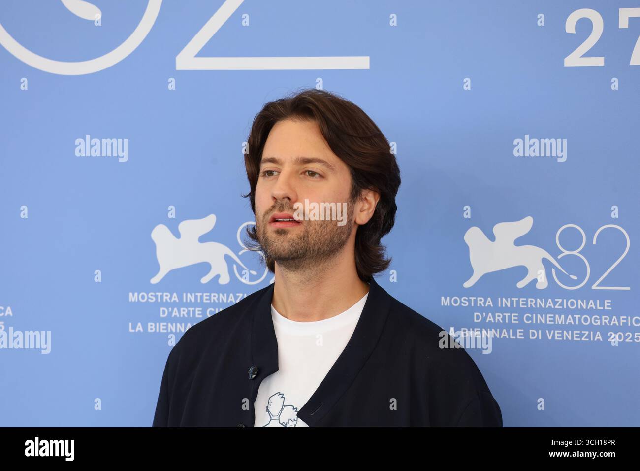 Venice, Italy, 30th August, 2025. Paolo Strippoli at the photo call for ...