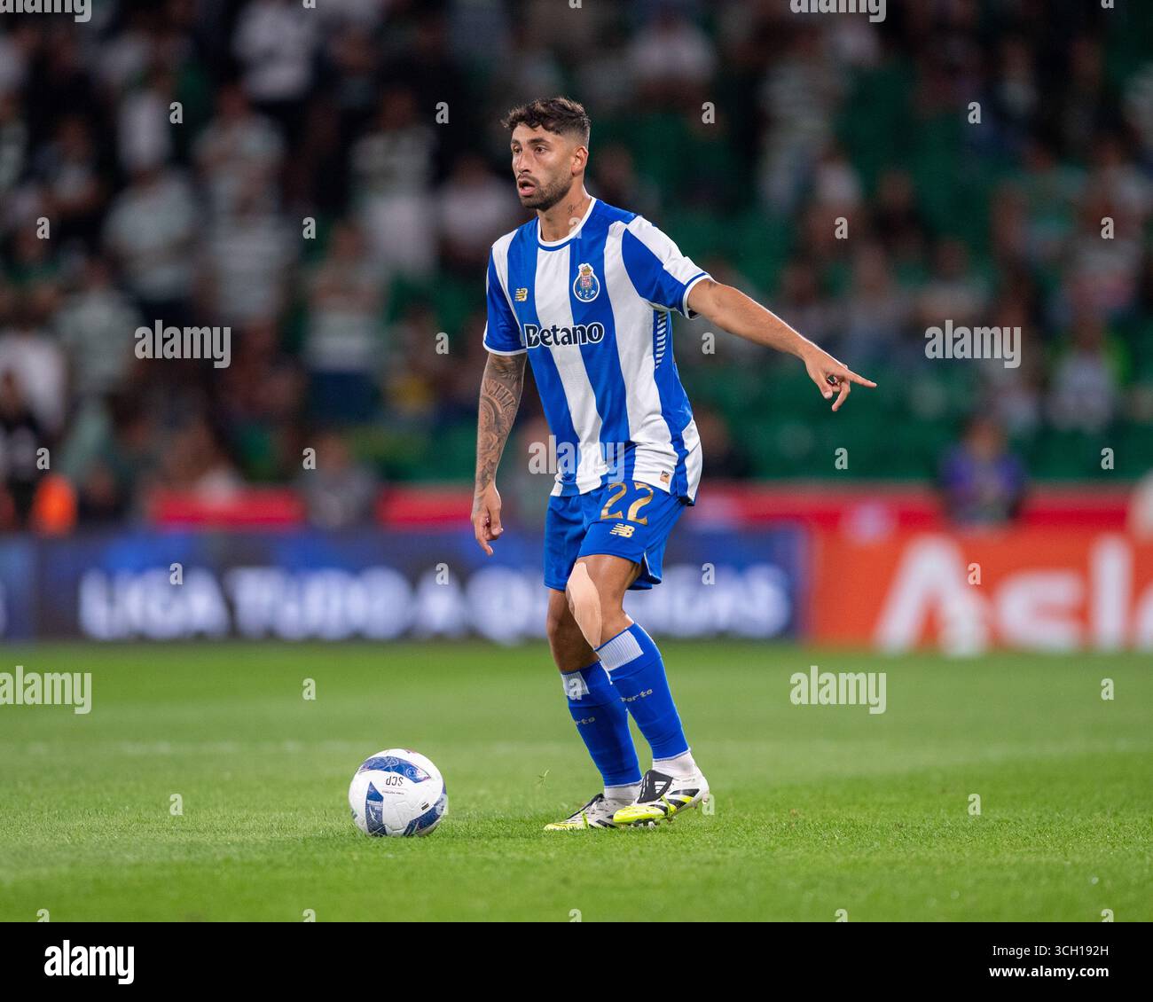 August 30, 2025, Lisboa, Lisboa, Portugal: ALAN VARELA from FC Porto seen on action during the ...