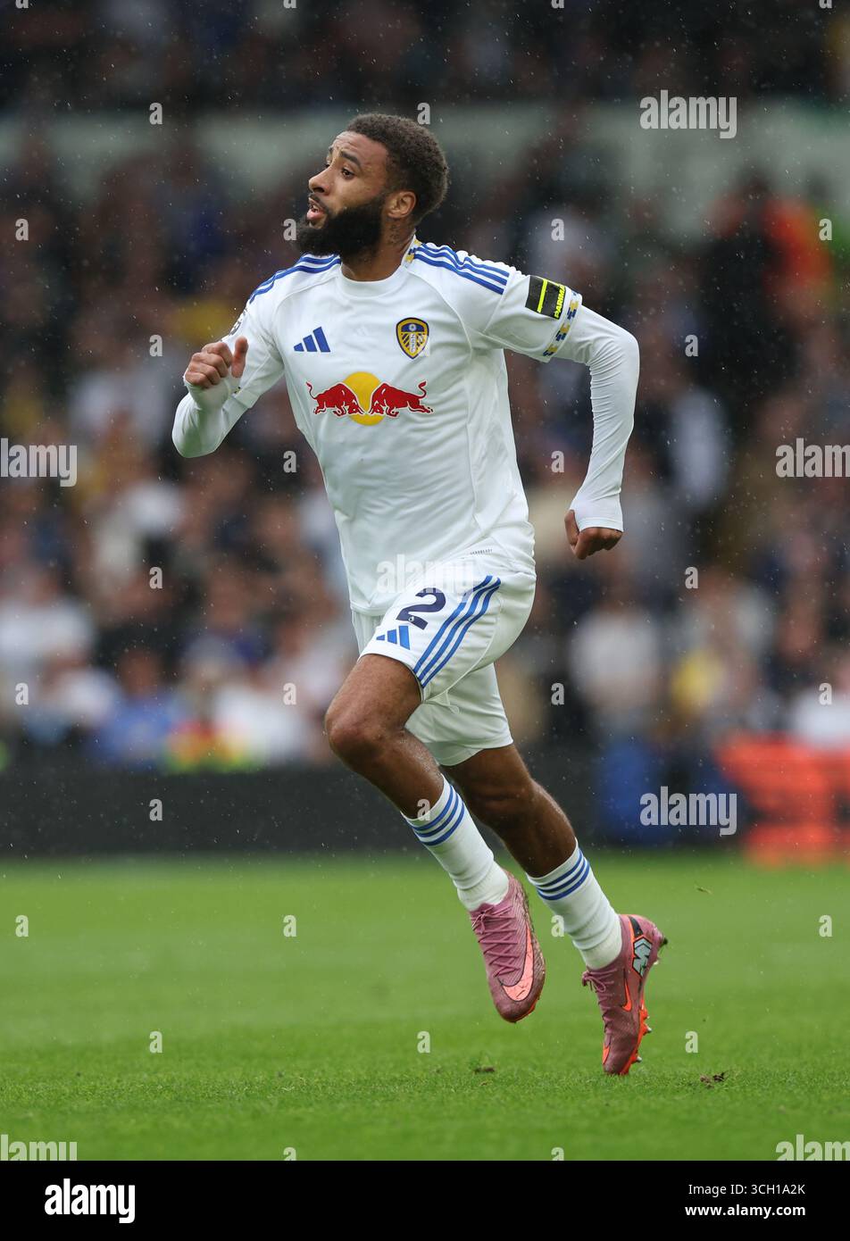 Leeds, England, 30th August 2025. Jayden Bogle of Leeds United during ...